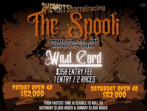 The SPOOK WILD CARD & BBR Xtra Series – Equivent Online Entries